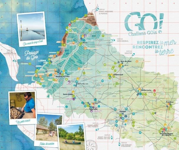 Parcours Randonnées Cyclistes Balade Vélo Challans Vendée - CRM